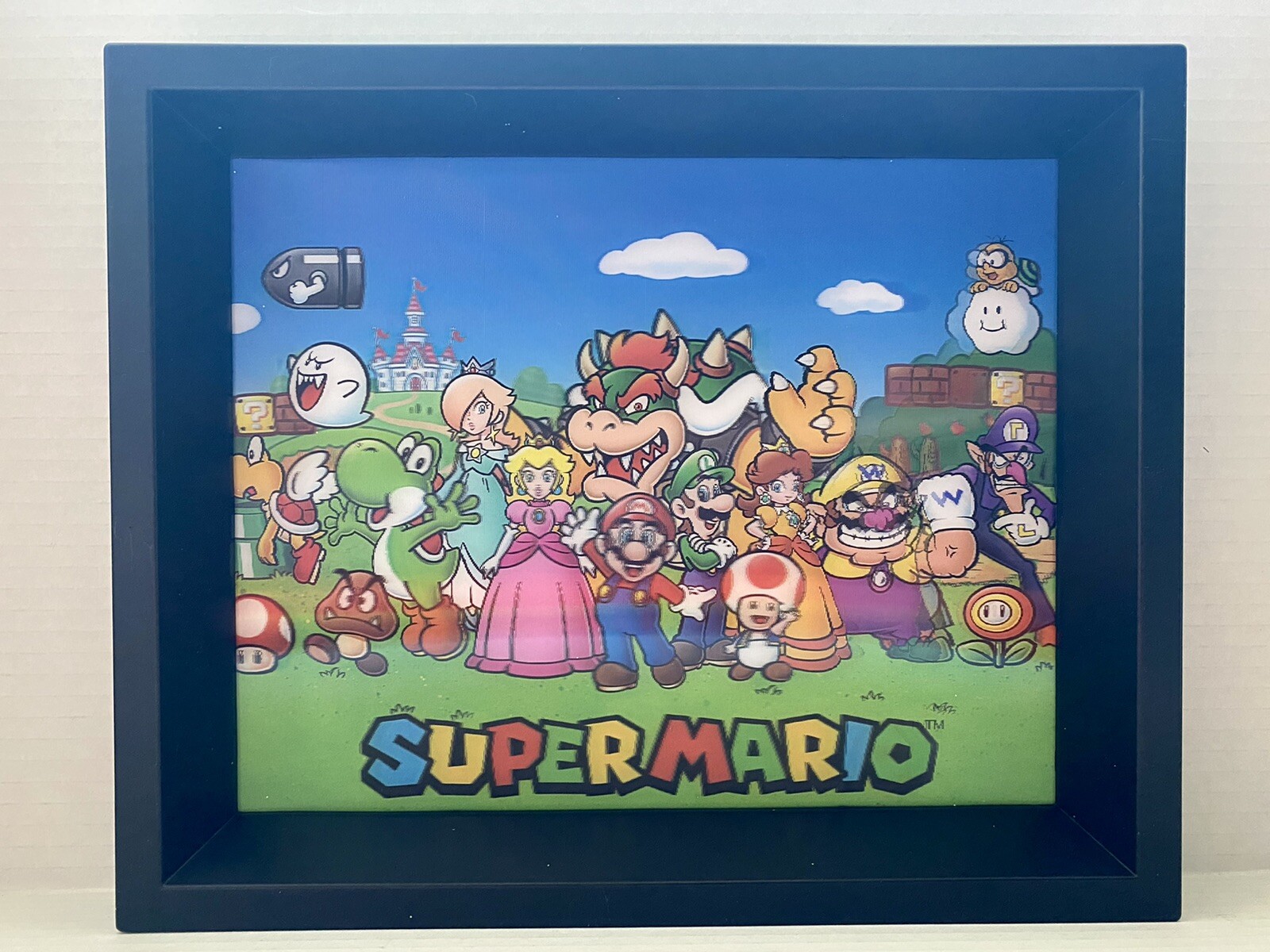 Super Mario Bros. Hologram 3D Picture Box 9x11 Nintendo Official 2015 ...