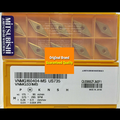 10PCS / BOX Original MITSUBISHI VNMG160404-MS US735 VNMG331MS Carbide ...