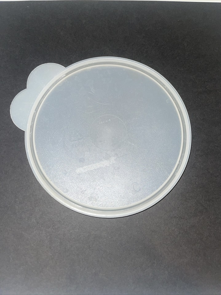 Tupperware Replacement Lid 2541A Clear Sheer Butterfly Tab Bowl Lid ...
