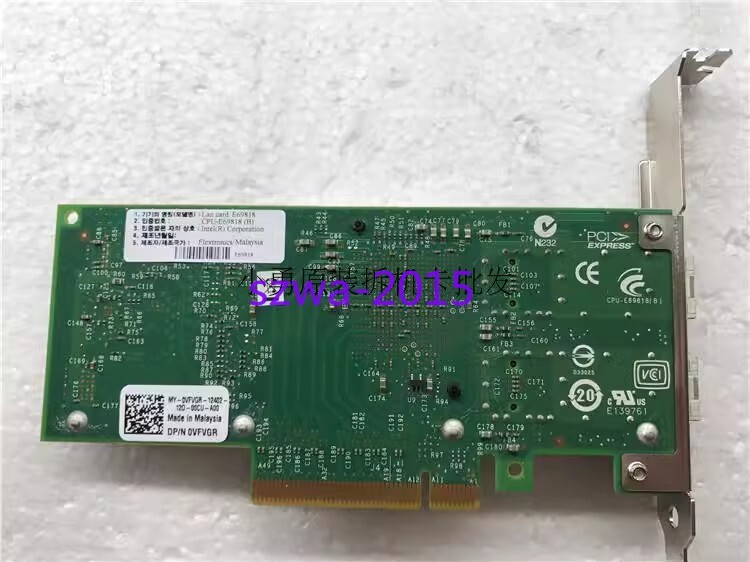 1pcs Used DELL X520-DA2 0XYT17 0942V6 0VFVGR 10Gb | eBay
