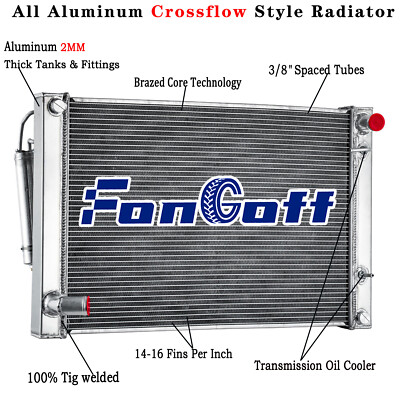 Radiator w/Condenser Combo For 07-20 Infiniti G35 G37 G25 Q60/Nissan ...