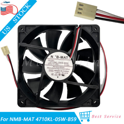 Inverter Cooling Fan For NMB-MAT 4710KL-05W-B59 DC24V 0.38A 120*120 ...