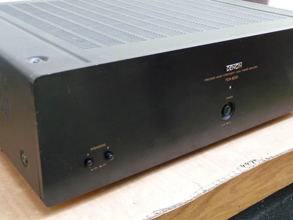 Denon POA-8200 THX Dual Power Amplifier 240 Watt Stereo 2 Channel | eBay