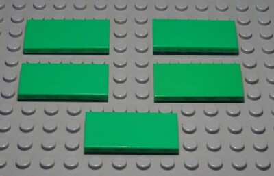 LEGO Losa - Azulejo 2x4 Verde Claro 5 Pieza | eBay