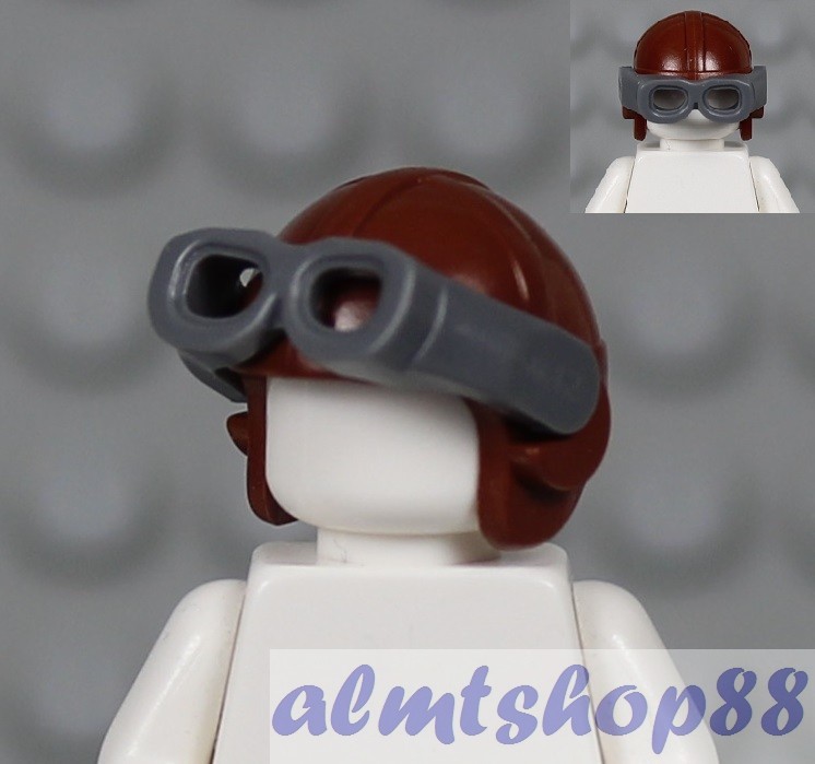 LEGO - Aviator Pilot Helmet - PICK YOUR COLORS - Goggles Hat Cap ...