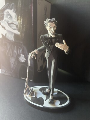 DC Direct Batman Black & White Joker Statue - Jim Lee & James Shoop | eBay