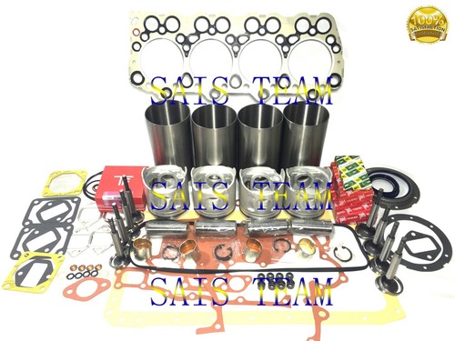 4D35 Engine Overhaul Kit Head Gasket Piston Fits Fuso Truck Excavator ...