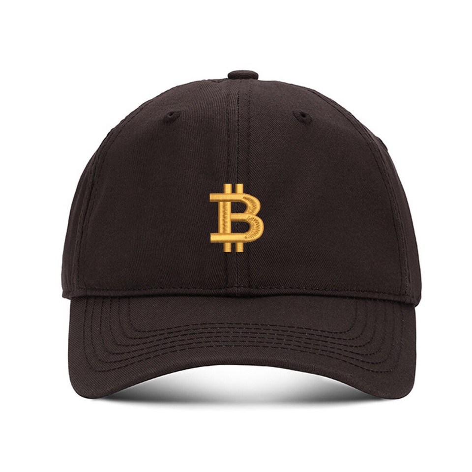 Bitcoin BTC Unisex Embroidery Baseball Cap Washed Cotton Embroidered ...