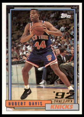 1992 Topps #381 Hubert Davis New York Knicks Basketball Card | eBay