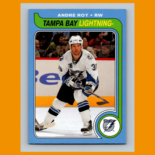Andre Roy #222 2008-09 O-Pee-Chee 1979-80 Retro Tampa Bay Lightning ...