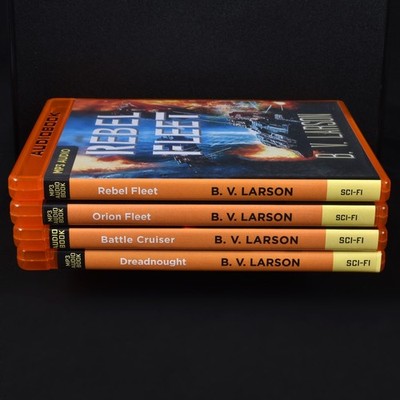 MP3 CD Audiobook Lot 4 B.V. Larson Lost Colonies Rebel Orion Fleet ...