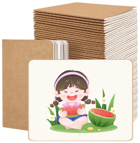 Oucaru 80 Pack Small Pocket Notebook, Mini Blank Notebook 3.5 x 5.5 ...