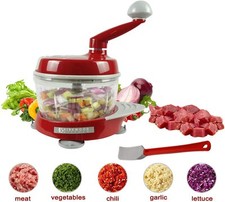 Multi-function Kitchen Manual Food Processor Meat Grinder Vegetable ...