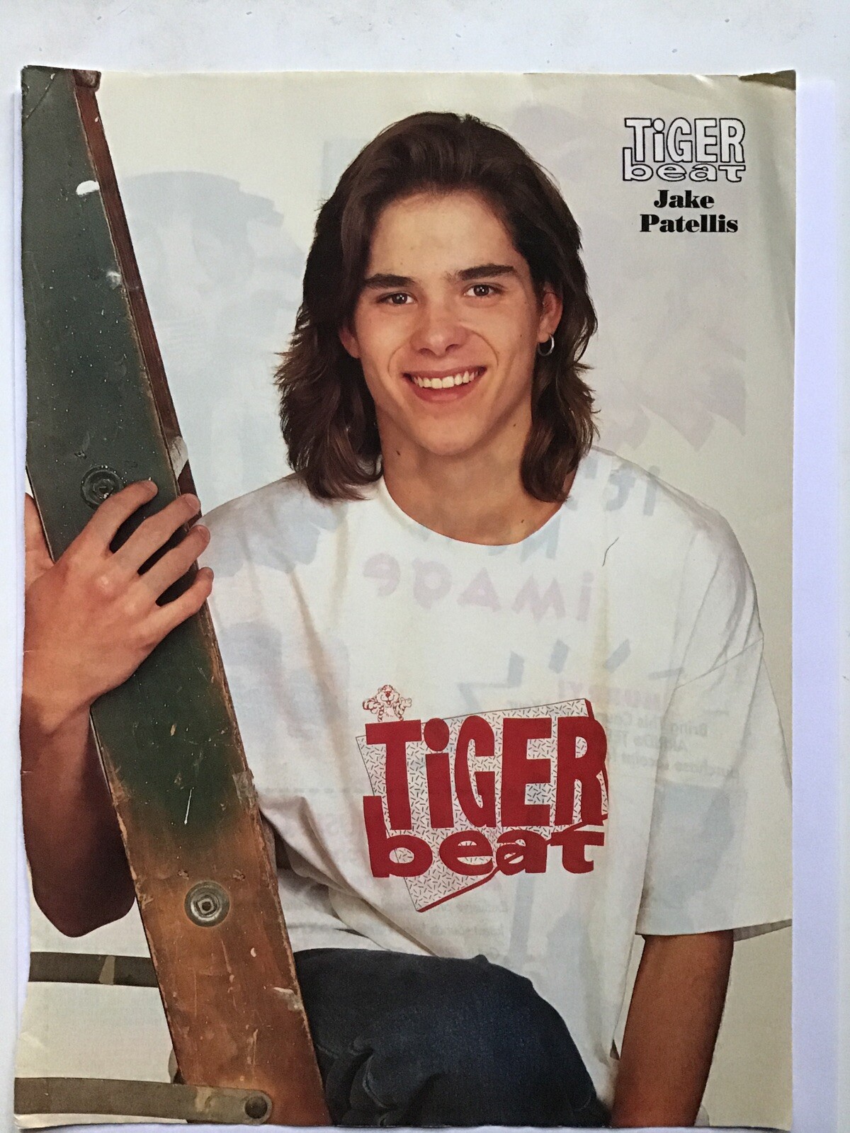 Vintage 90s' Pinup Jake Patellis + Toni Braxton Usher Teen Magazine 1 ...