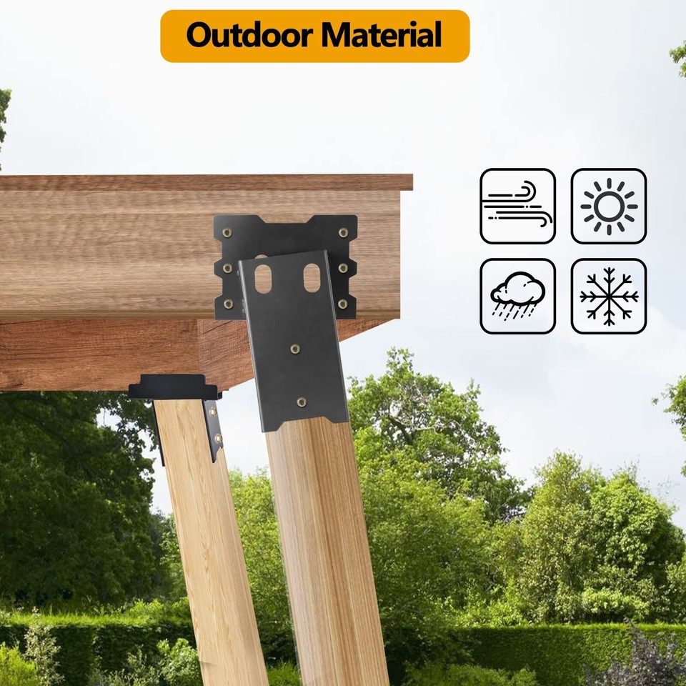 Toriexon Deer Stand Brackets, 4 x 4 Brackets for Deer Stand with Powder ...