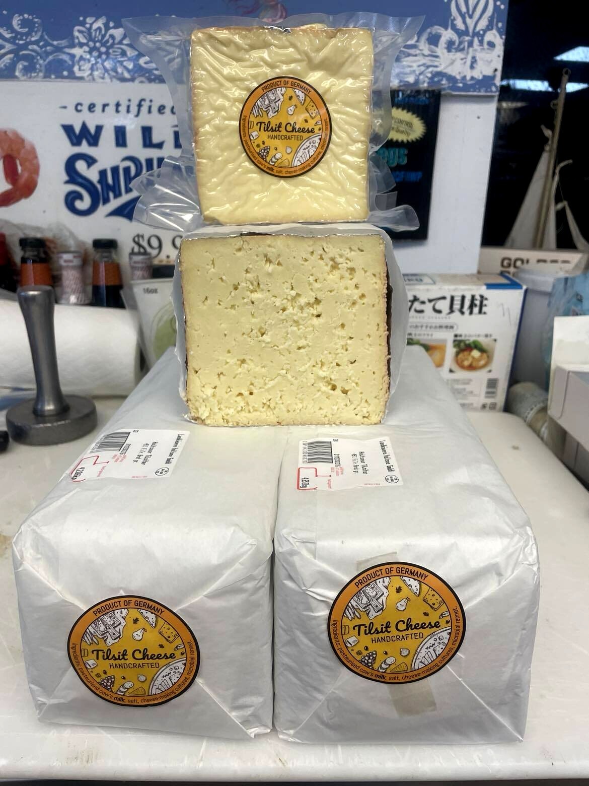 German Holsteer Tilsit Cheese 1lb/16oz $20!! US SELLER !! | eBay