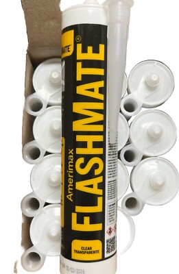 Amerimax Home Products FlashMate 10 oz. Clear Flashing Sealant (12PK ...