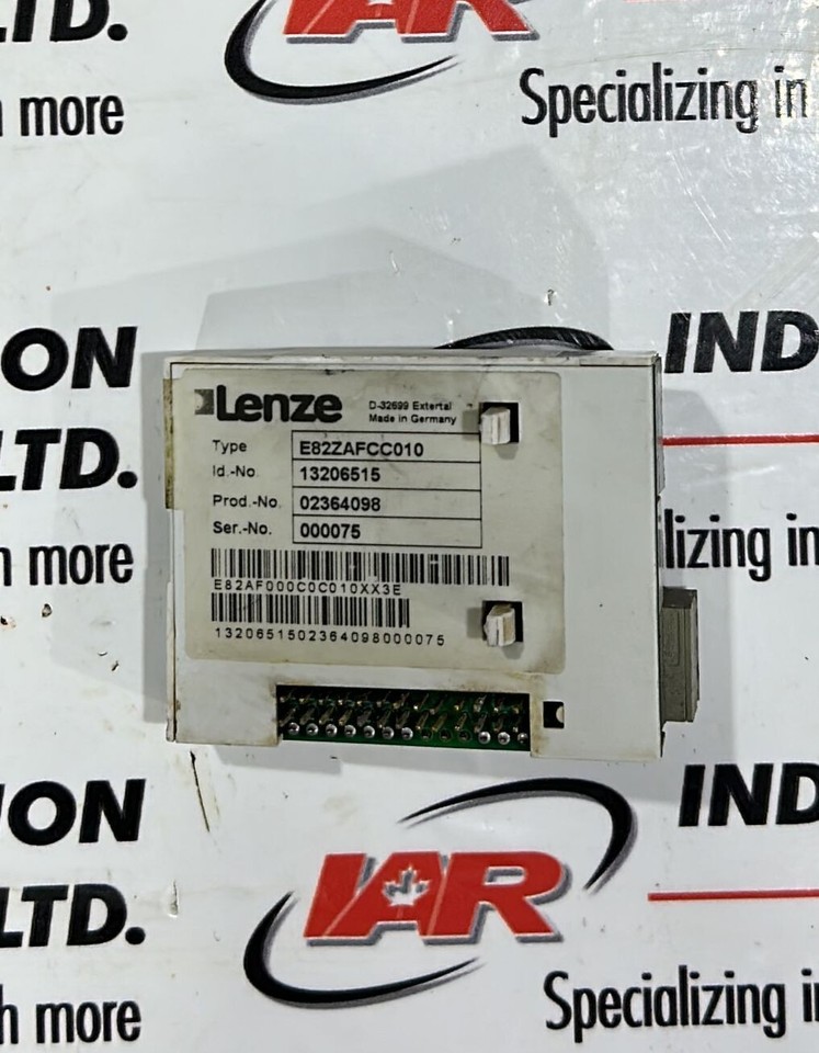 LENZE INVERTER SERIES 8200 VECTOR MODULE E82ZAFCC010 | eBay