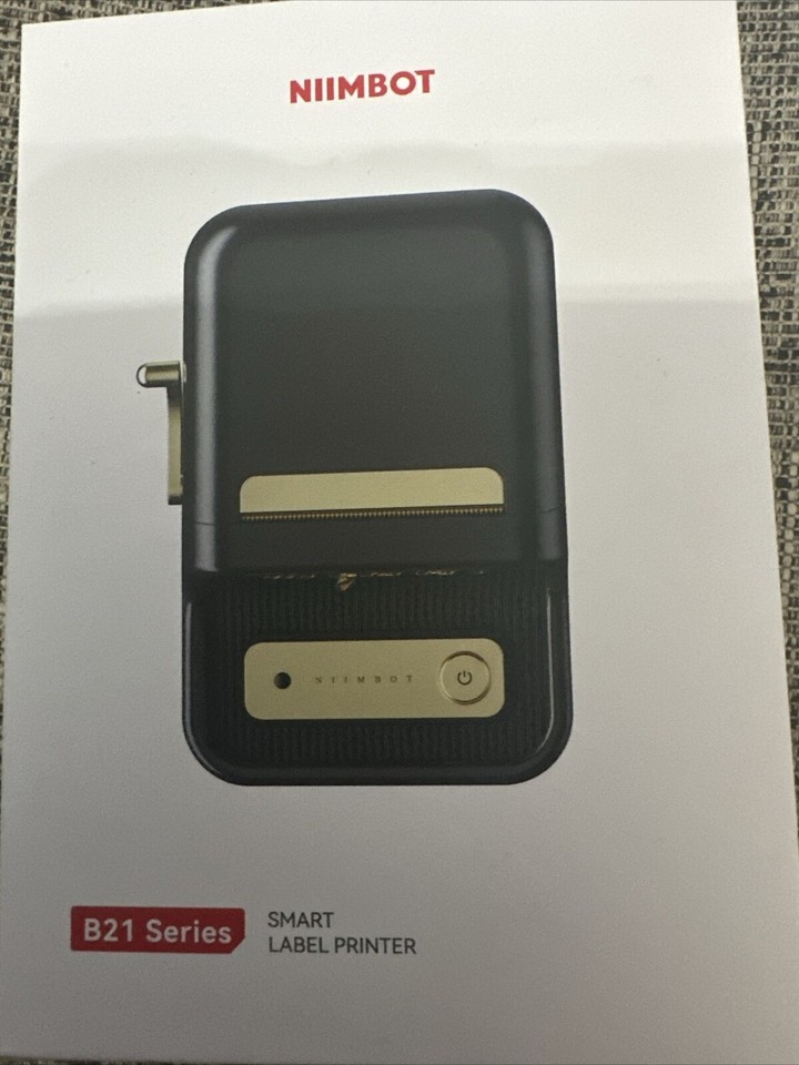 NIIMBOT B21 Label Maker Machine, Bluetooth Barcode Label Printer - Free ...