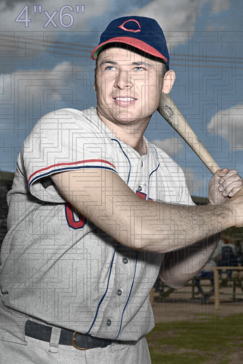 Ted Sepkowski - 1946 Cleveland Indians - choose a size - colorized ...