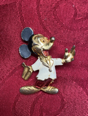 Disney Vintage Pin Mickey Mouse Walt Disney Productions 1.5” | eBay