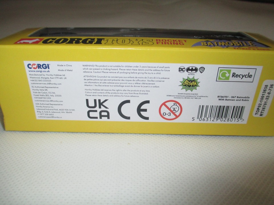 CORGI 1:43 267 REISSUE 1966 BATMOBILE | eBay UK