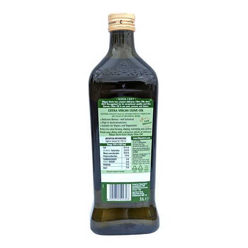 Filippo Berio Extra Virgin Olive Oil EVOO in 1L Glass Bottle | eBay UK