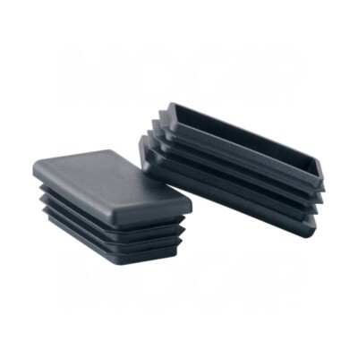 1” X 2” Rectangle End Cap Plugs Rectangular Tubing Caps Various Package ...