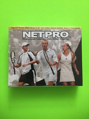 2003 NetPro Tennis Hobby Box Federer Nadal Williams RC Kournikova ...