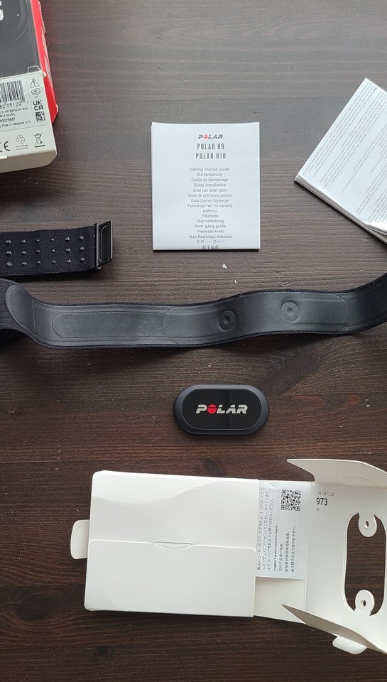 Polar H10 Blueooth & ANT+ Heart Rate Sensor & Strap HRM (M-XXL, Black ...