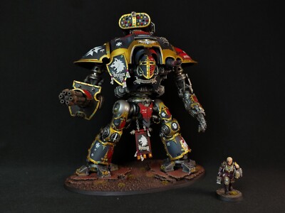 Warhammer 40k commission painted Knight Preceptor Canis Rex weapon on ...