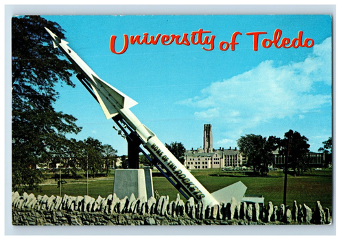 Vintage University Of Toledo Rocket, Toledo, Ohio. Postcard P225E | eBay