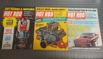 Vintage 1971 Hot Rod Magazines - 6 Issues | eBay