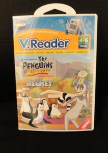 Vtech VReader The Penguins of Madagascar The Helmet FACTORY SEALED ...