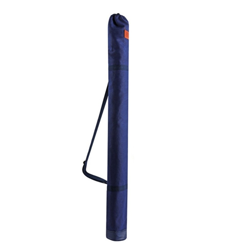 Canvas Folding Fishing Rod Bag with Elastic Closure Large Capacity for ...