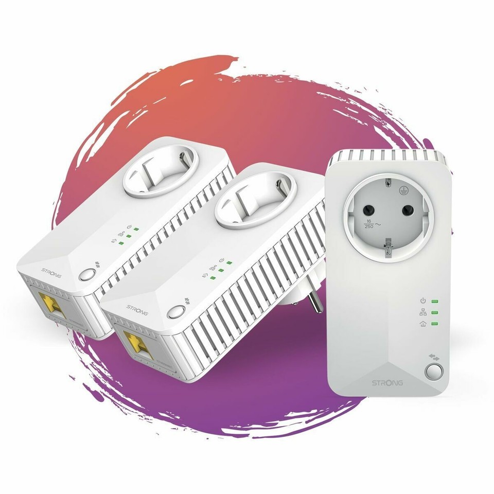 Adattatore PLC STRONG POWERLINE 600 TRIPLE PACK | eBay