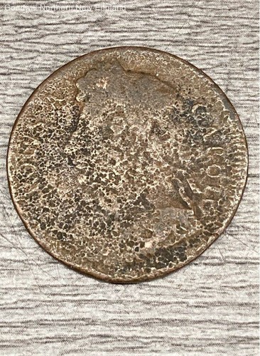 1670s? England 1/2 Half Penny? Charles II Copper Coin Seated Britannia ...