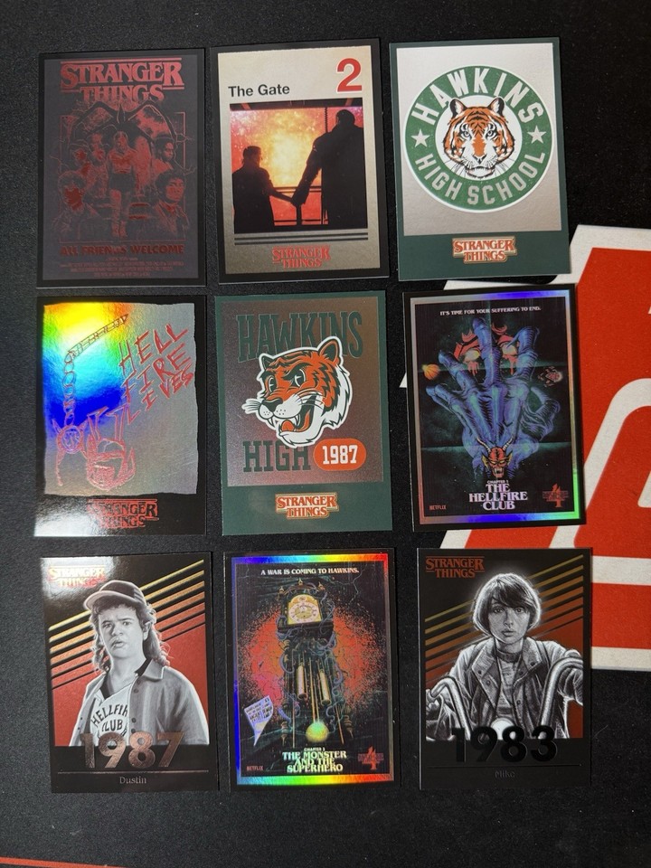 PANINI STRANGER THINGS NETFLIX BULK OF 144 CARDS LOT DE 144 CARTES | eBay