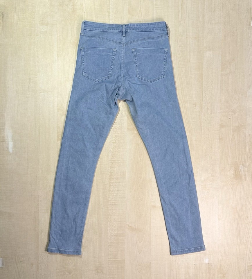Topshop Jamie W28” L27” High Waisted •Light Blue• Stretch Skinny Denim ...