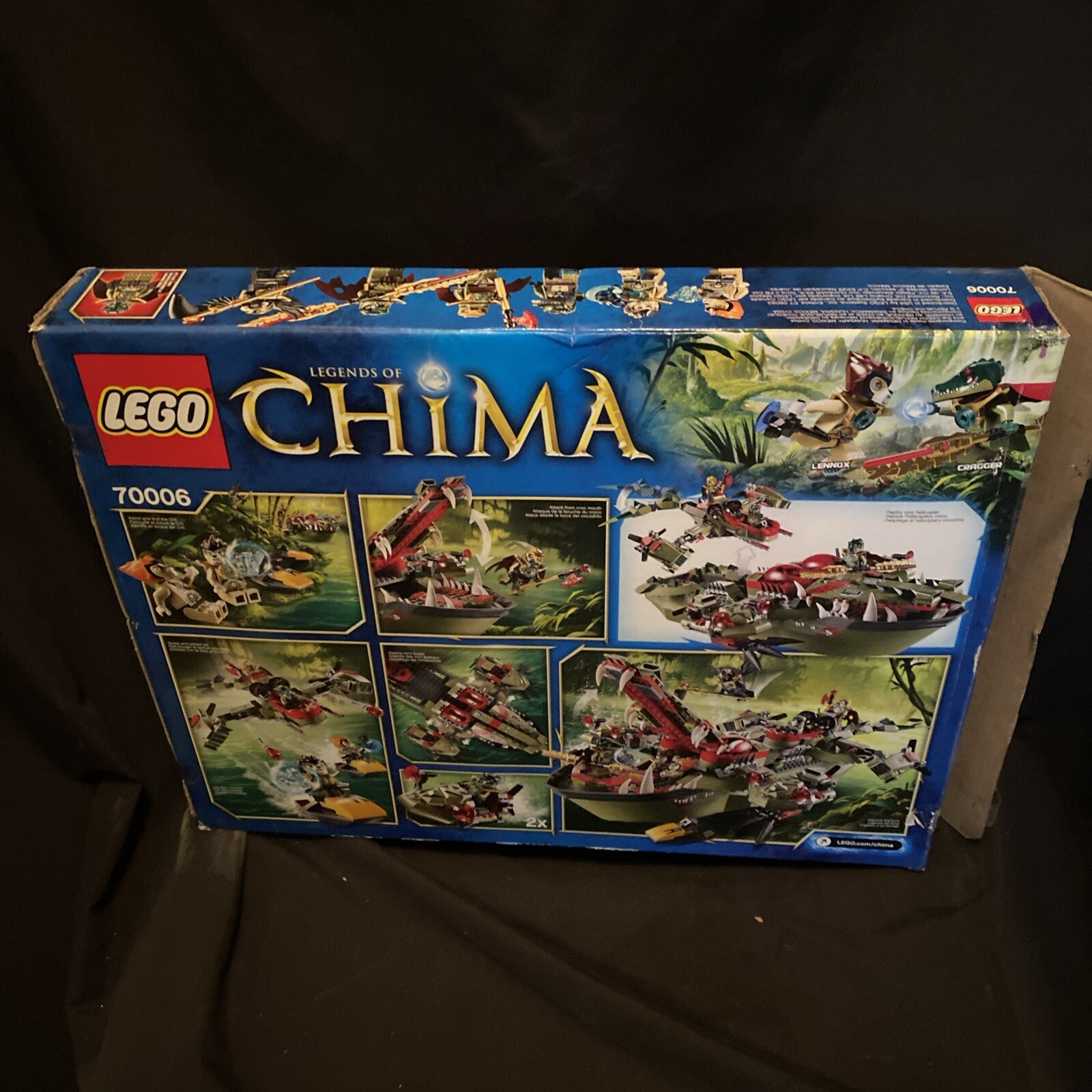 LEGO LEGENDS OF CHIMA: Cragger's Command Ship (70006) New Open Box ...