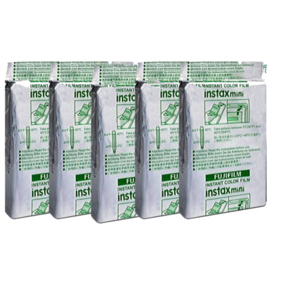 50 Prints Fujifilm Instax Mini Instant Film Foil Pack for Mini 12 11 9 ...