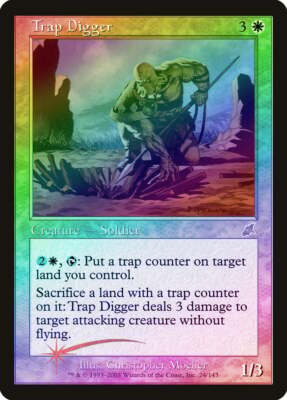 Trap Digger FOIL Scourge NM White Rare MAGIC THE GATHERING MTG CARD ...