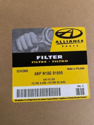 Alliance OEM Air Filter ABP N10G 91559 | ABPN10G91559 | Aftermarket ...
