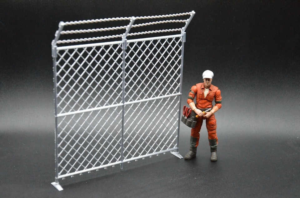 1:18 SCALE CUSTOM BARBED WIRE FENCE MILITARY GI JOE 4" FIGURE DIORAMA ...
