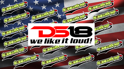 DS18 VINYL STICKER CAR AUDIO TUINING DECALS | eBay