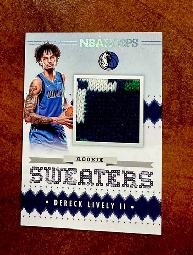 2023-24 NBA Hoops Derek Lively Rookie Sweaters Patch Card #RSW-DLV ...