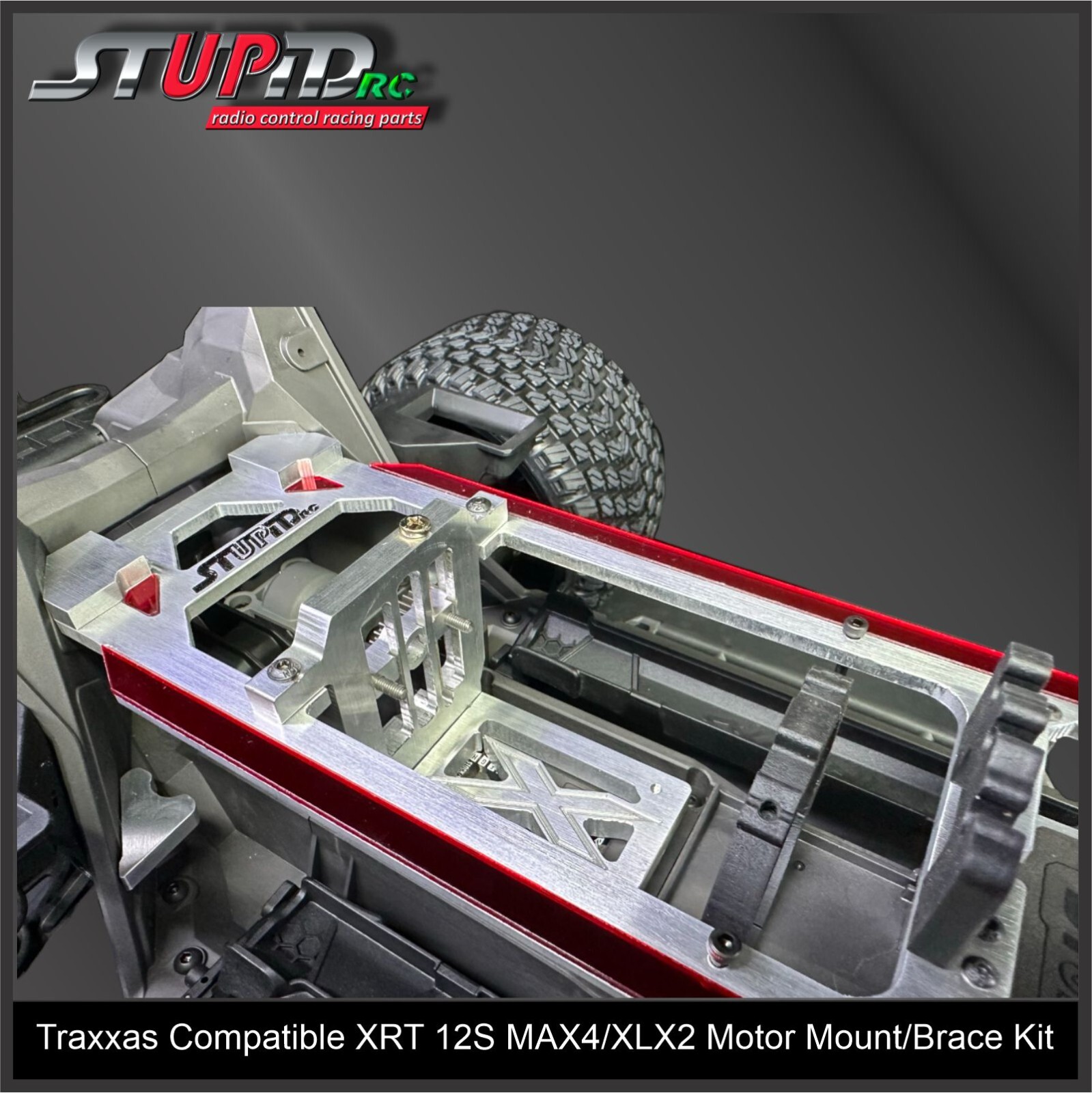 Traxxas Compatible XRT 12S MAX4/XLX2 Motor Mount/Center Brace Kit ...