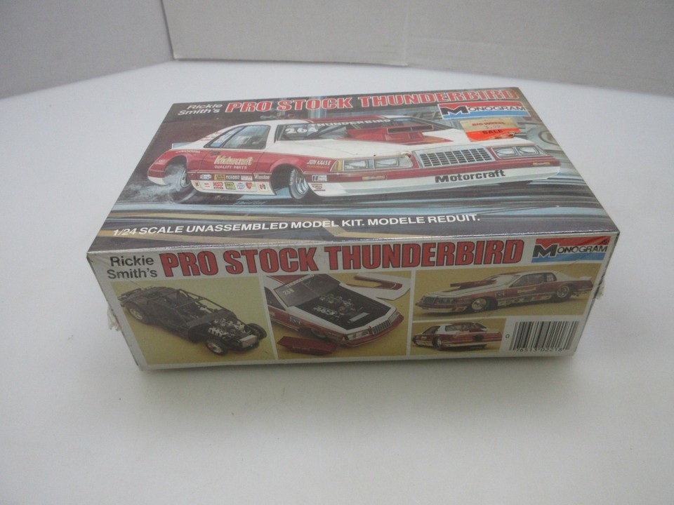 Monogram Rickie Smiths Pro Stock Thunderbird Vintage Model kit 1/24 ...