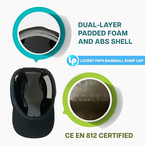 Lucent Path Black Baseball Bump Cap Safety Helmet Comfortable Stylish Design | eBay