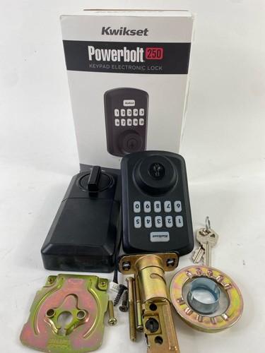 Kwikset Powerbolt 250 10-Button Keypad Matte Black** | eBay